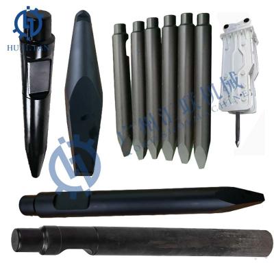 China Indeco Hydraulic Breaker Tool Rod Drill Bit Chisel For MES650P MES621 MESUP620 MES462 MES521 MES550 MES452 MES553 Hammer for sale