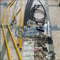China PC200 PC200-5 PC200-6 PC200-7 PC200-8 PC210 PC220 Excavator Auxiliary Pipeline Hydraulic Oil Hose Piping Kits With Valve for sale