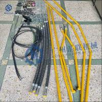 China PC200 PC200-5 PC200-6 PC200-7 PC200-8 PC210 PC220 Excavator Auxiliary Pipeline Hydraulic Oil Hose Piping Kits With Valve for sale