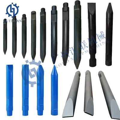 China Stanley Breaker Tool Chisels Blunt Type Moild Point Type For MB356 MB350 MB256 MB250 MB156 MB125 MB105 Breaker Chisel for sale