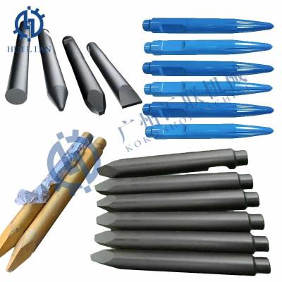 China Stanley Hydraulic Hammer Chisel MB5950 MB2975 MB2950 MB2850 MB1975 MB1950 MB1550 Rock Breaker Tool Chisels for sale