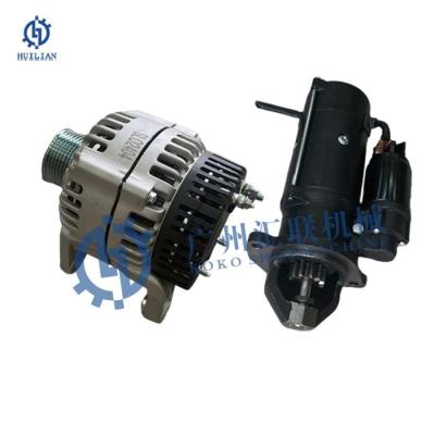 China JCB JS130 JS140 JS200 OEM Excavator Starter Motor 332/Y3346 Excavator Spear Parts Engine Generator Alternator 335/C4730 for sale