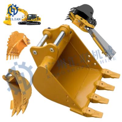 China Excavator Attachment HD450-7 HD250 HD308R HD308US-R5 HD512-R5 Heavy Duty High Strength Bucket Rock Digging Bucket for sale