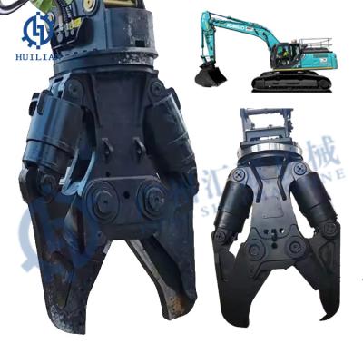 China 54t 55t Hydraulic Demolition Power Double Shear For Excavator Attachments PC500 PC500LC PC650  PC750,  PC1100 PC1250 for sale