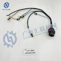 China Construction Loader Bulldozer CATEE C9 419-0841 4190841 Engine Fuel Injector Wiring Harness for Excavator E330C E336D for sale