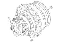 China Excavator Parts Excavator E320 Travel Gearbox 511-6006 511-6007 571-4032 Travel Reduction Gear for sale
