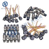 China KM15S46 1858188 High pressure sensor KM15-S45 KM15-S46 2157063 1Z07387 Plug Cable Sensor for Excavator Electric Parts for sale