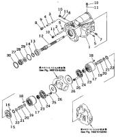 China Excavator Main Pump 705-41-08100 705-41-03080 20S-60-72110 Hydraulic Pump Excavator Spare Parts For KOMATSU PC28UU-2 PC30-7 for sale