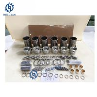 China Full Gasket Kit Engine Repair Kit ME032742 ME999952 ME071198 Engine Overhaul Kit 6D14T Cylinder Liner, Piston Ring Valves Bushing Excavator E120 E140 E180 for sale