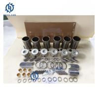China Full Gasket Kit Engine Repair Kit ME032742 ME999952 ME071198 Engine Overhaul Kit 6D14T Cylinder Liner, Piston Ring Valves Bushing Excavator E120 E140 E180 for sale