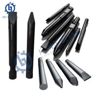 China Excavator Breaker Spare Parts Drill Bits E213 E215 E216 E218 E220 E224 E225 E235 E240A E12X E15X E18X E24X E106 E213A Breaker Chisel for NPK Hydraulic Hammer Parts for sale