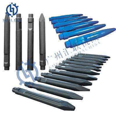China GH2 GH1 GH07 GH06 GH18 GH15 GH12 GH10 GH9 GH7 GH6 GH4 GH3 Excavator Breaker Chisel Hammer Tool Chisel for NPK Hydraulic Breaker Spare Parts for sale