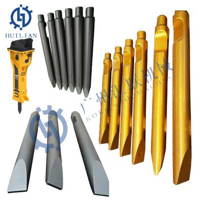 China Atlas Copco MB500 MB700 MB800 MB750 MB1000 MB1200 MB1500 MB1600 MB1700 Excavator Breaker Chisel Hammer Tool Point Chisel for Hydraulic Breaker Spare Parts for sale