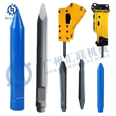 China Excavator Breaker Chisel for GB3T GB4T GB5T GB6T GB8F GB8T GB11T GB14T GB8AT GB170E GB220E GB290E GB300E GB320E GB400E GB526E for sale