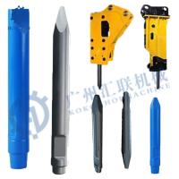 China Excavator Breaker Chisel S84 S86 E63 E64 E65 E66 E66N E68 G80 G80N G88 G90 G100 G110 G120 G130 M14 M18 S52 S54 S55 S56 S82 S83 for sale