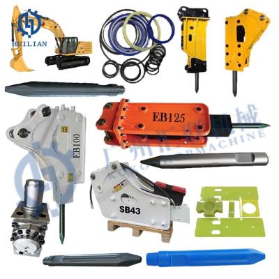 China Excavator Spare Parts Top Type Box Type Open Type Hydraulic Hammer Breaker For SB60 SB70 SB81 SB100 SB121 SB131 SB151 for sale