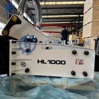 China HL1000 HL1400 HL1550 Hydraulic Rock Breaker Box Side Breaker for Excavator Demolition Hammer 11-16T 20Ton 28-35T Customizable for sale