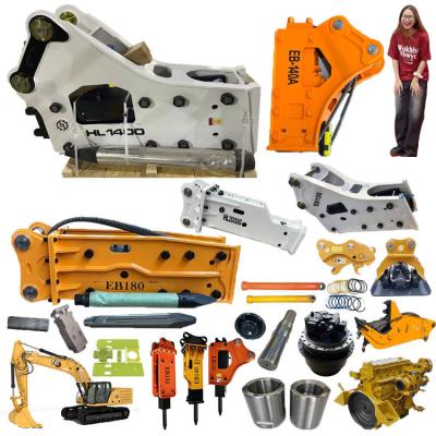China Jack Hammer Rock Breaker for Furukawa Standard Size Excavator Spare Part Box Open Top Side Hydraulic Hammer Breaker for sale