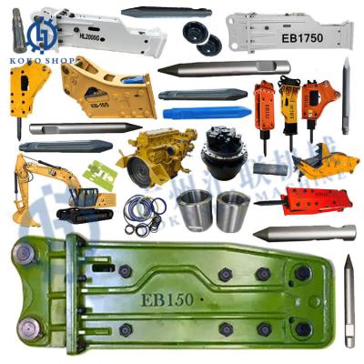 China Excavator Spare Parts CR42 Piston Bushing Cylinder Seal Kit Diaphragm Chisel Rod Pin Hydraulic Breaker for HDB450 HDB650 HDB800 for sale