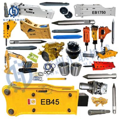 China Excavator Spare Parts Hydraulic Hammer Breaker for EDT100 EDT200 EDT300 EDT400 EDT400A EDT430 EDT435 EDT435A  EDT450 EDT450A for sale