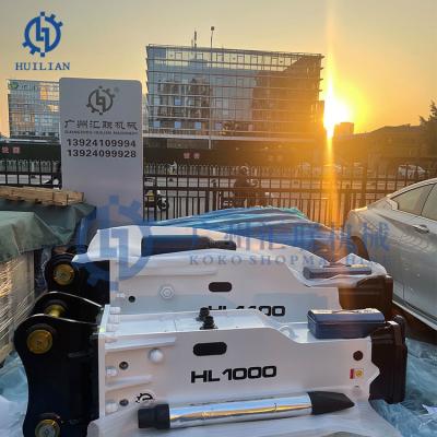 China Huilian HL680 HL750 HL850 HL1000 HL1250 HL1350 HL1400 Concrete Breaker Hammer For 4t 7t 10t 20t Excavator Rock Stone Breaker for sale