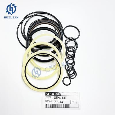 China SOOSAN Hydraulic Breaker Seal Kit for SB43 SB45 SB50 SB60 Hydraulic Breaker Hammer Spare Parts Construction Machinery for sale