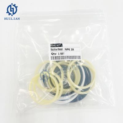 China NPK Hydraulic Hammer Parts 3X-N H-06-X H-1-XA Oil Sealing Collar Seal Kits 100% PTFE NBR PU Rubber for sale