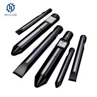 China B70 B90 B140 B210 B230 B250 B360 Hydraulic Breaker Steel Chisels Tools For Excavator Rock Hammer Breakers for sale