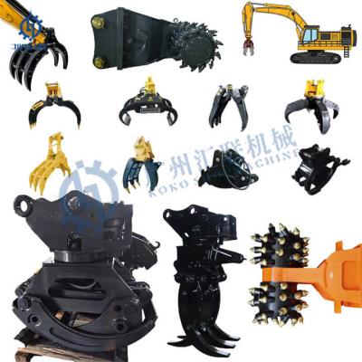 China 15 Tons Excavator Attachment SY155W Electric Holding Grapple For ZX130 EX130 SH160 DX140 DH140 JS160 Excavator Parts for sale