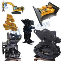 China 15 Tons Excavator Attachment SY155W Electric Holding Grapple For ZX130 EX130 SH160 DX140 DH140 JS160 Excavator Parts for sale