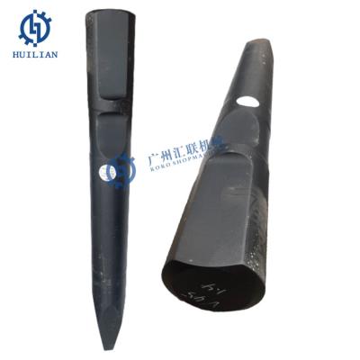 China MONTABERT Hydraulic Breaker Tool Moil Wedge Point Chisel V45 V53 V55 V65 V1200 V1600 V4500 Rock Hammer Universal Flat Type Chisel for sale