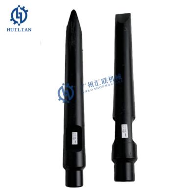 China ALICON B230 B250 B450 B360 Universal Flat Type Chisel Hydraulic Breaker Wedge Point Chisel for Excavator Rock Hammer Tool Moil for sale