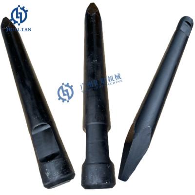 China HB30 DXB260H DXB190H DXB170H DXB130H Wedge Point Chisel DOOSAN Hydraulic Breaker Universal Flat Type Chisel For Rock Hammer Tool Moil for sale