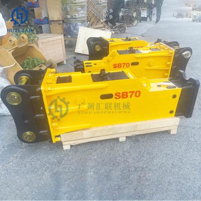 China SOOSAN SB70 Hydraulic Rock Breaker Hammer Side Mounted Suitable 18-21 Tons Hydraulic Top Mounted Breaking for Machinery Parts for sale