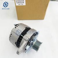 China 5263218 Machinery Excavator Engine Parts Alternator 24V 75A for Machinery Excavator Hydraulic Engine Alternator for sale