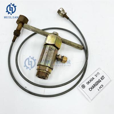 China OKADA310 Charger Kit Hydraulic Breaker Parts for Machinery Nitrogen Refill Valve Gas Charging Maintenance Charger Kit for sale