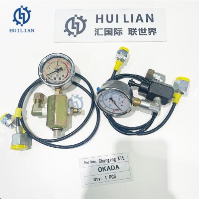 China Hydraulic Breaker Hammer Nitrogen UB8A2 UB11 UB11A2 OUB304 OUB305 OUB305A TOP250 TOP300 Charging Gas Charger Kit for Okada for sale