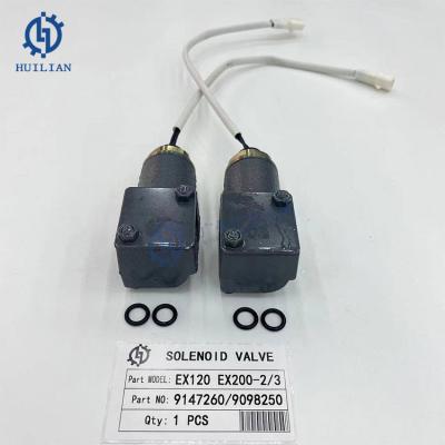 China HITACHI EX200-2-3 EX120 Solenoid Valve 9098250 9147260 Engine Solenoid Valve for sale