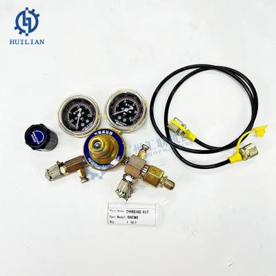 China Daemo DMB300 DMB360 DMB450 DMB800 Hydraulic Rock Breaker Charging Kit for Machinery Hydraulic Hammer Nitrogen Gas Charging Kit Device for sale