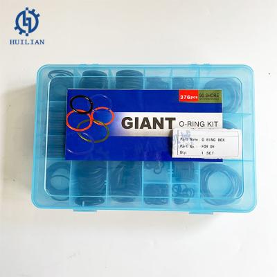 China DOOSAN DH225 DH220 DX225 O-Ring Box for Construct Machinery Excavator Repair Oil Sealing Set Rubber Oil Ring Kit for sale