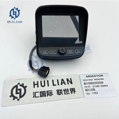 China Hyundai R55C9A Monitor 21M9-36005 21M936005 Display Screen Excavator Parts LCD Liquid Crystal Vehicle-mounted Display Module for sale