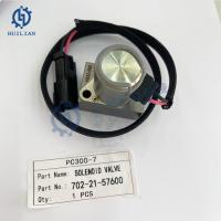 China Komatsu 702-21-57500 7022157500 702-21-57600  7022157600 Pilot Valve PC300 PC300LC PC350 PC360 PC360LC PC360-7 Excavator Parts Hydraulic Solenoid Valve Coil for sale