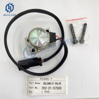 China Komatsu 702-21-57500 7022157500 702-21-57600  7022157600 Pilot Valve PC300 PC300LC PC350 PC360 PC360LC PC360-7 Excavator Parts Hydraulic Solenoid Valve Coil for sale