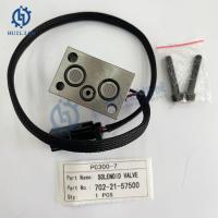 China Komatsu 702-21-57500 7022157500 702-21-57600  7022157600 Pilot Valve PC300 PC300LC PC350 PC360 PC360LC PC360-7 Excavator Parts Hydraulic Solenoid Valve Coil for sale