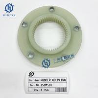 China 150x15T Rubber Coupling Engine Parts 6670757 Coupler for B300 BL370 325 328 428 430 435 E25 E26 E32 E45 E50 Engine for sale