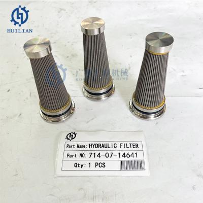 China KOMATSU 714-07-14641 Hydraulic Filter Element Replace for Construction Wheel Loader Parts WA420 WA450 WA470-3 Hydraulic Filter for sale