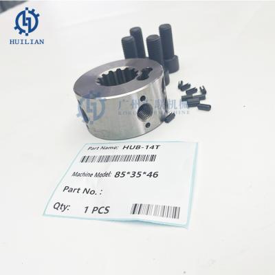 China HUB-14T Excavator Attachment Flexible Rubber Coupling Apply for Hydraulic Pump Engine Connect Coupling for Excavator Parts for sale