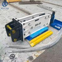 China Huilian SB45 Top Type Hydraulic Hammer For 6T to 9T Excavator Attachments for sale