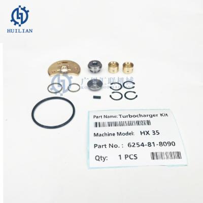China HX35 Turbocharger Seal Ring Turbine Side Step Gap Apply for Excavator Engine Spare Parts 6254-81-8090 Turbo Repair Kits for Set for sale
