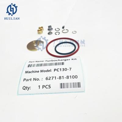 China Komatsu 6271-81-8100 Turbocharger Seal Ring Turbine Side Step Gap Apply for PC130-7 Excavator Engine Parts Turbo Repair Seal Kit for Set for sale